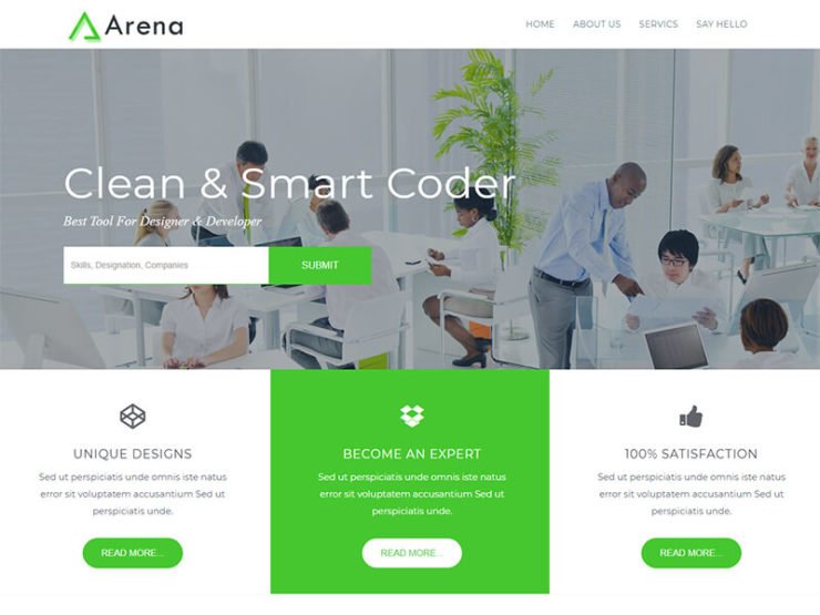Arena- High quality business templates