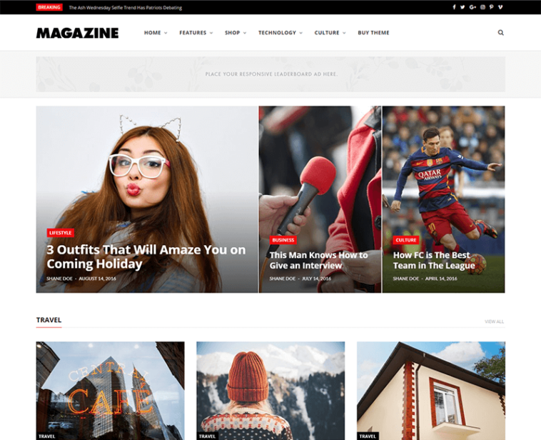 10 Best News & Magazine WordPress Themes - Themezhub