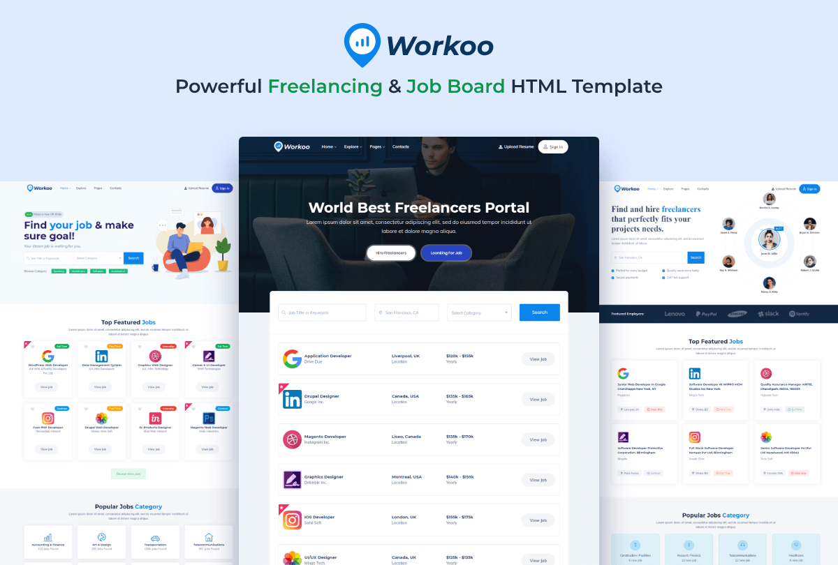 Download Neat, Clean and Creative HTML Templates.